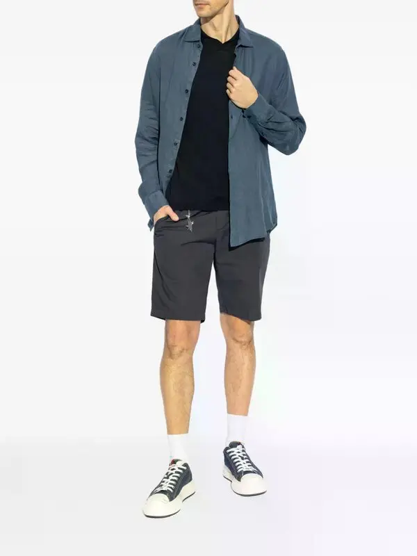 Paul & Shark Charm-detail Chino Shorts - Blue