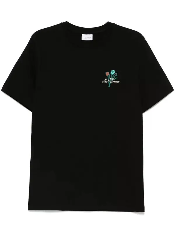LES DEUX Bruno Café T-shirt - Black