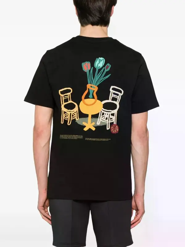 LES DEUX Bruno Café T-shirt - Black