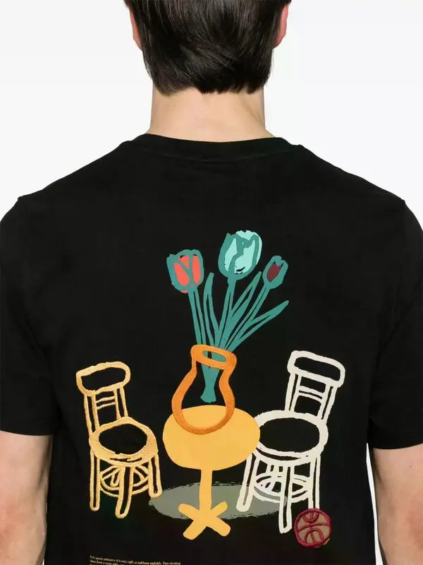 LES DEUX Bruno Café T-shirt - Black