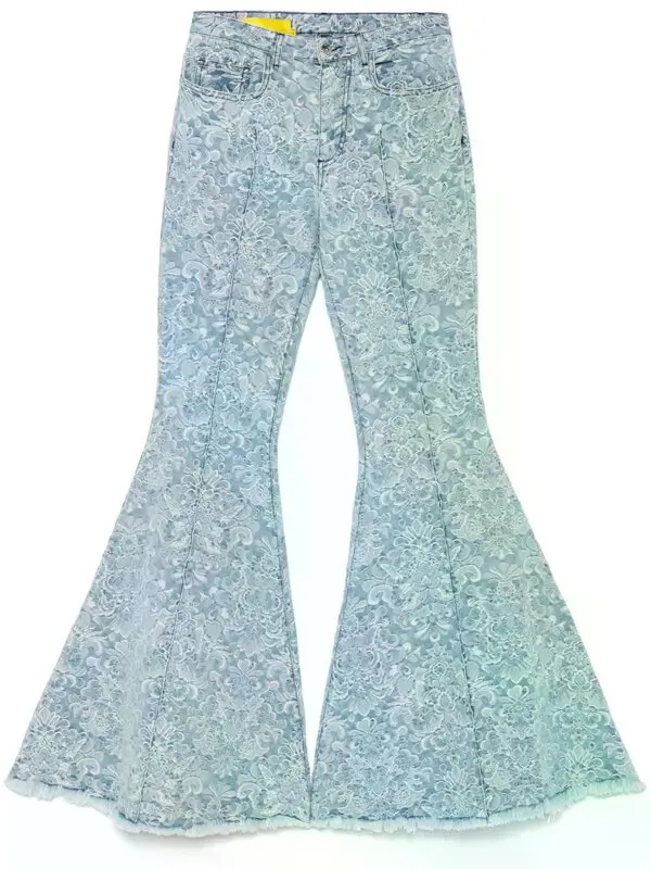 MARQUES' ALMEIDA Brocade Flared Jeans