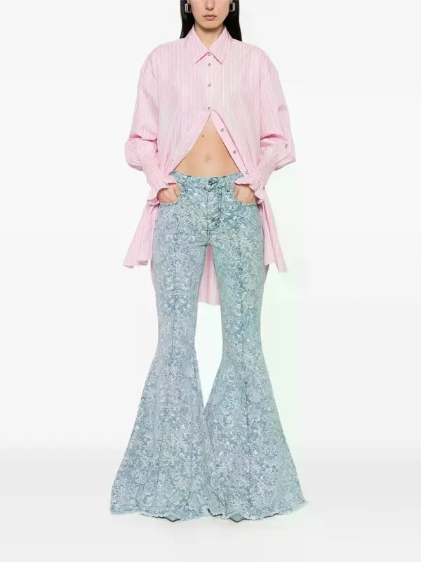 MARQUES' ALMEIDA Brocade Flared Jeans