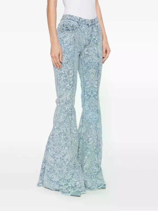 MARQUES' ALMEIDA Brocade Flared Jeans