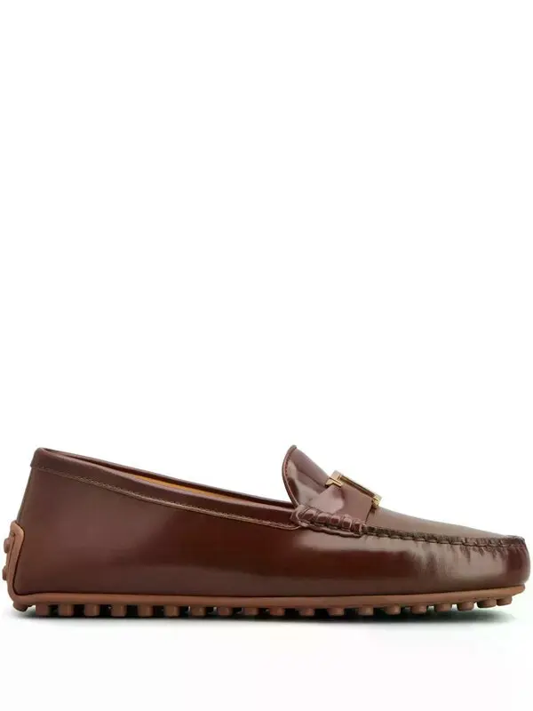 TOD'S Leather Loafers - Brown