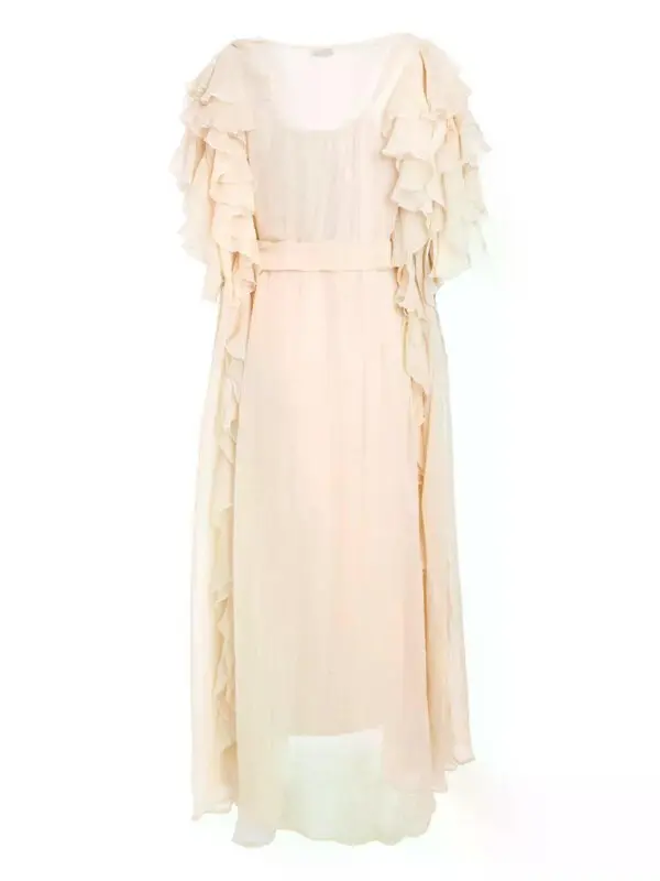 BARUNI Ruffled Slip Dress