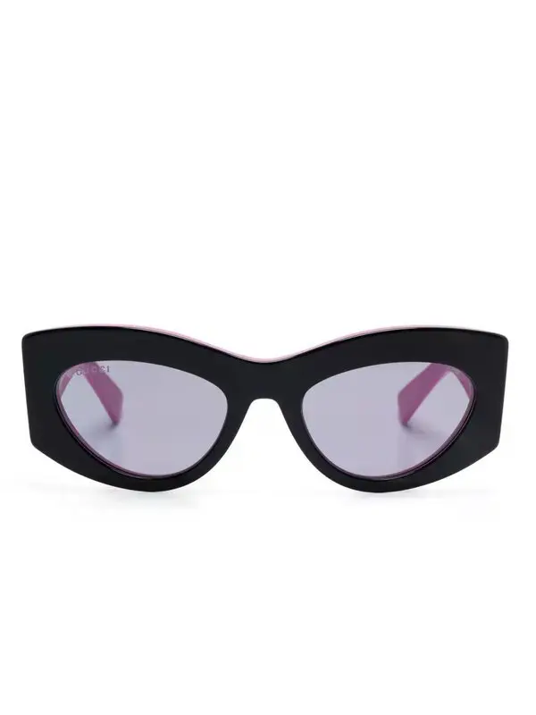 Gucci Cat-eye Frame Sunglasses - Black