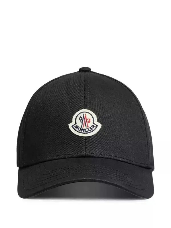 Moncler Logo-patch Baseball Cap - Black