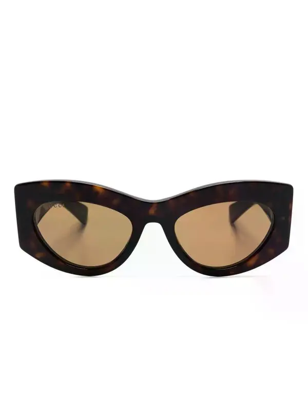 Gucci Cat Eye-frame Sunglasses - Brown