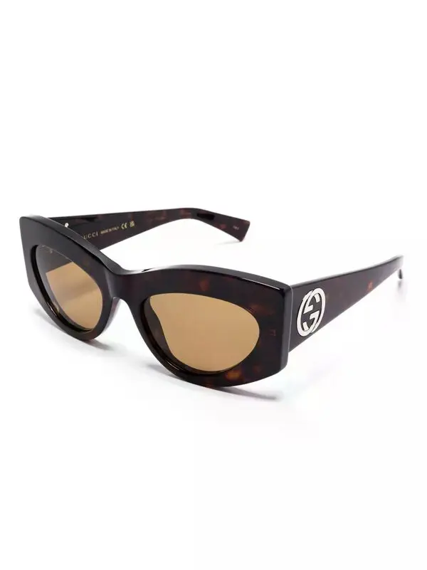 Gucci Cat Eye-frame Sunglasses - Brown