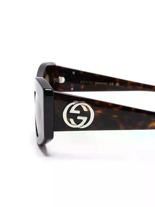 Gucci Cat Eye-frame Sunglasses - Brown