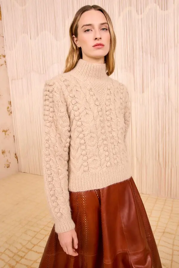 Ulla Johnson Albia Alpaca Knit Pullover - Dune