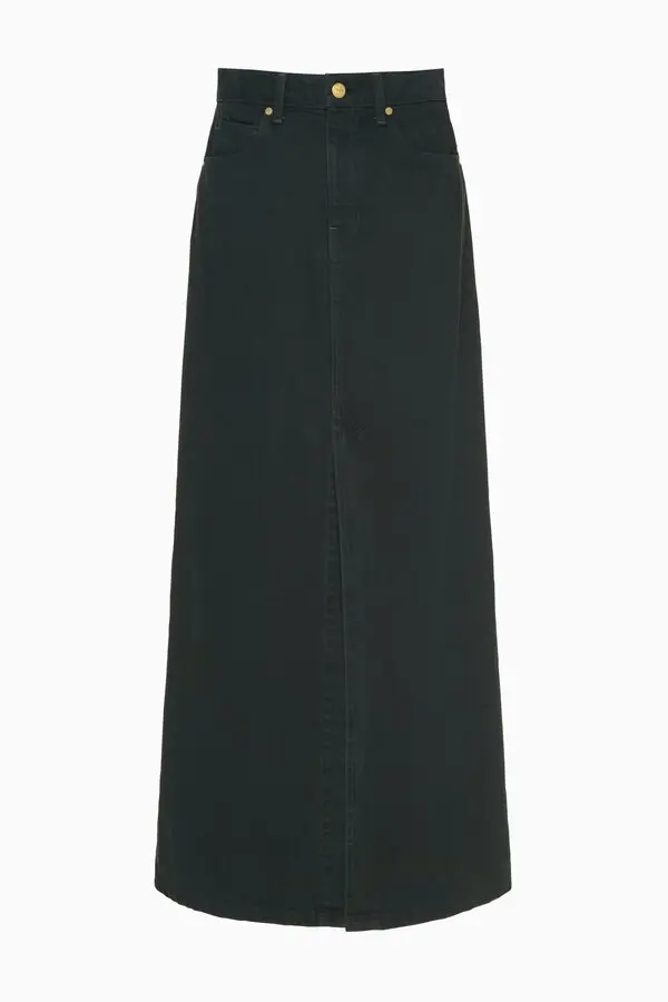 Ulla Johnson Anais Denim Maxi Skirt - Hunter