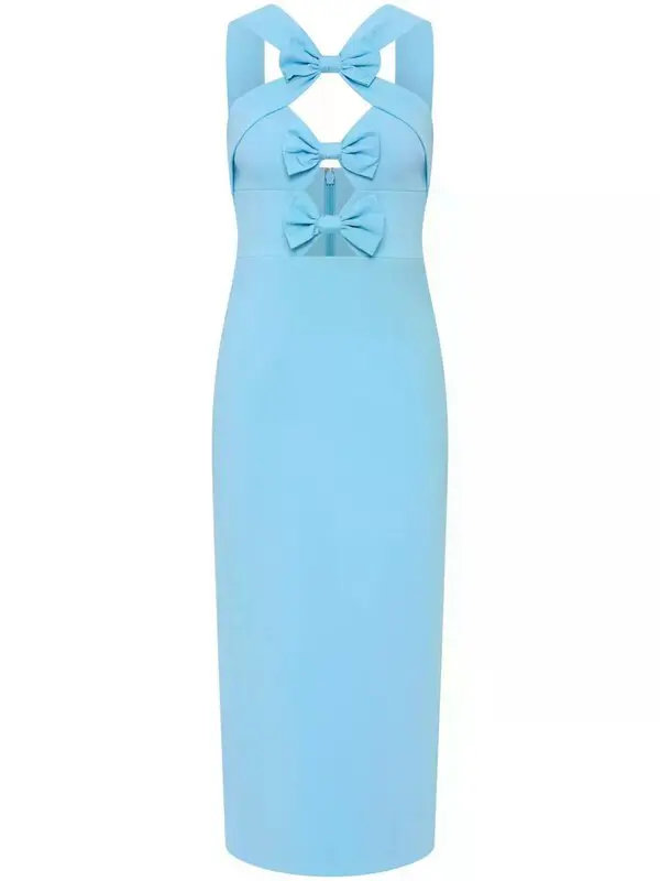 skye blue bridesmaid dresses Skye Crepe Dress