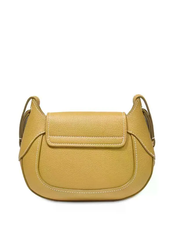 LANCEL Paulette Saddle Crossbody Bag - Yellow