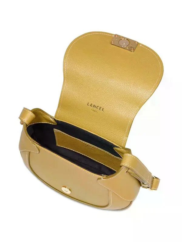 LANCEL Paulette Saddle Crossbody Bag - Yellow