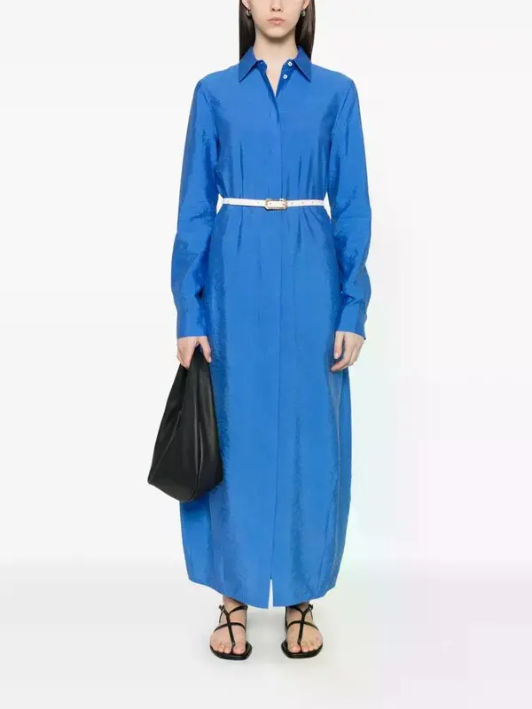 TOTEME Parachute Shirt Dress - Blue