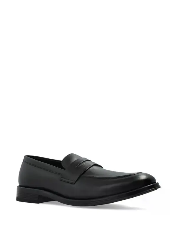 Paul Smith Leather Loafers - Black