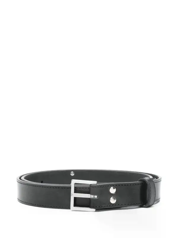 Martine Rose Leather Belt - Black