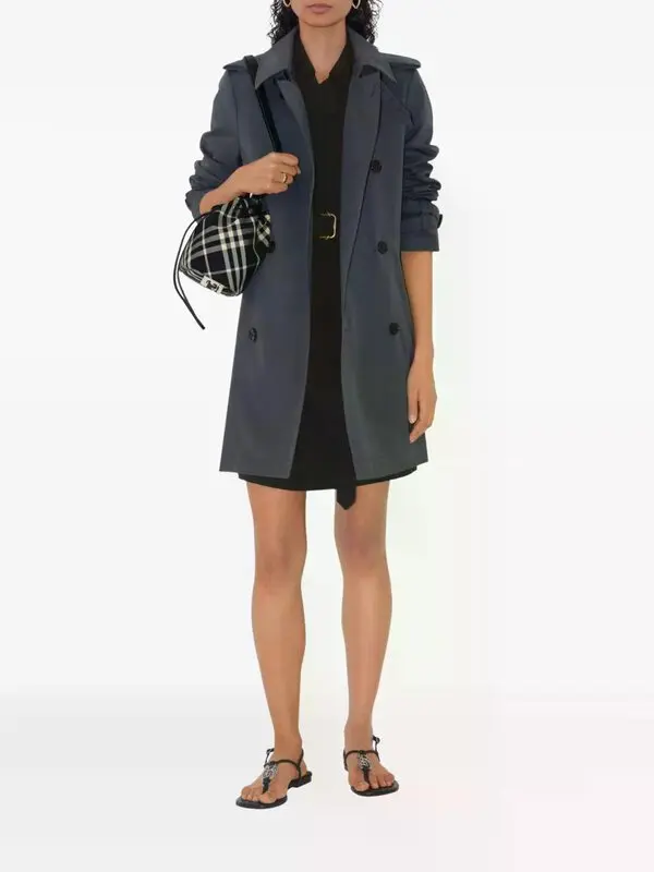 Burberry Short Trench Coat - Grey