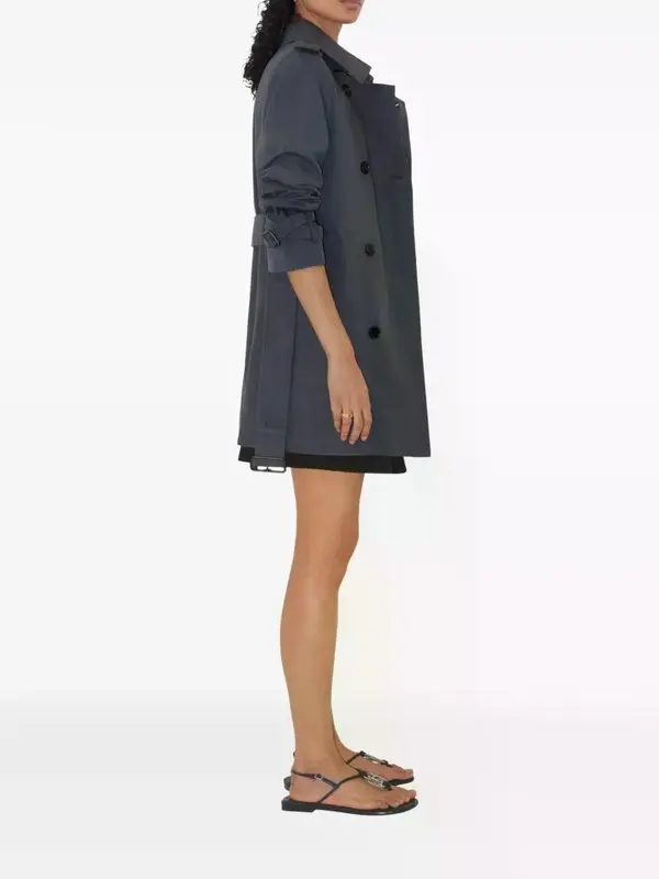 Burberry Short Trench Coat - Grey