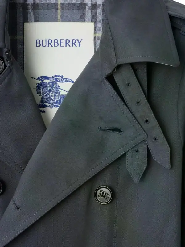 Burberry Short Trench Coat - Grey