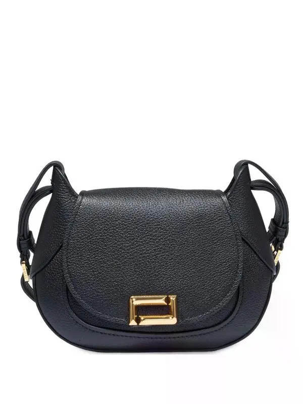 LANCEL Paulette Saddle Crossbody Bag - Black