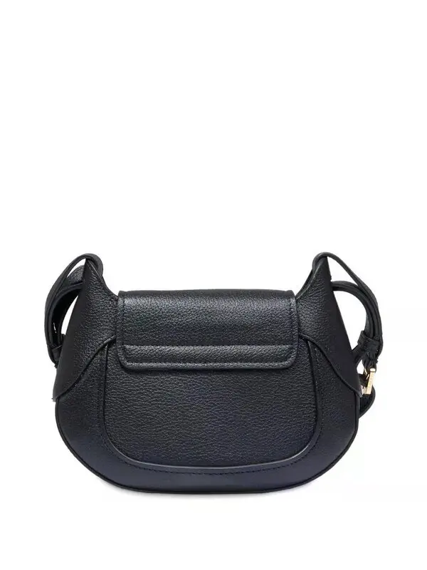 LANCEL Paulette Saddle Crossbody Bag - Black