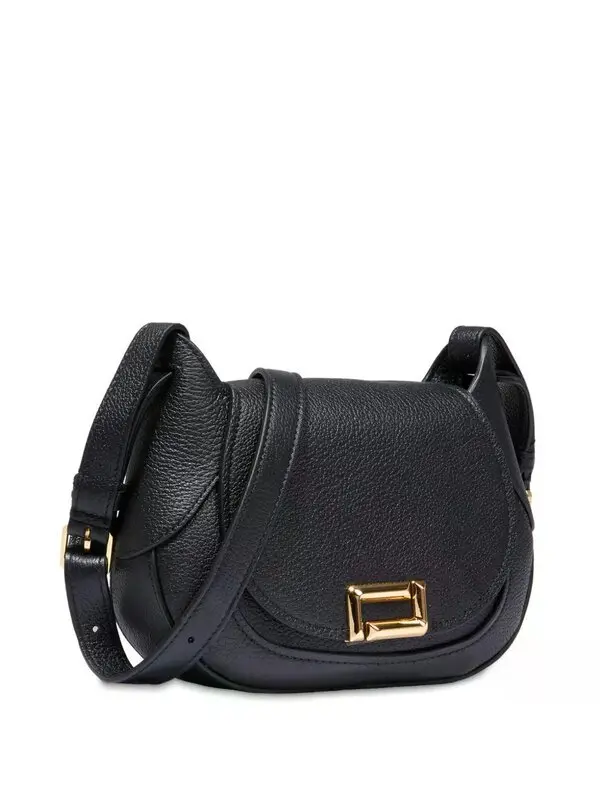 LANCEL Paulette Saddle Crossbody Bag - Black