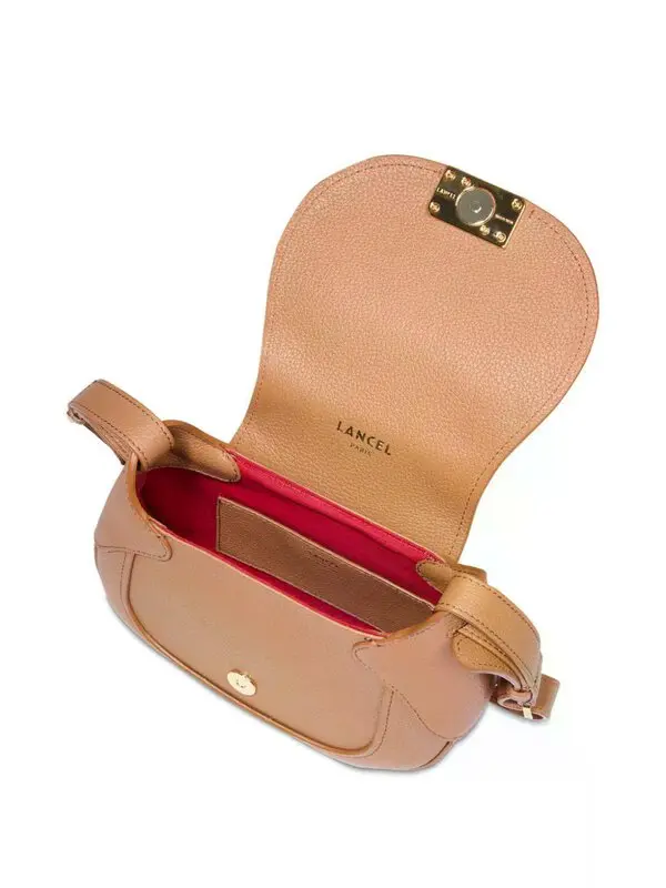 LANCEL Paulette Saddle Crossbody Bag - Brown