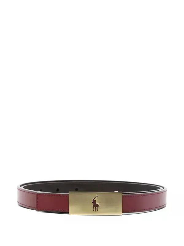 Polo Ralph Lauren Polo Id Leather Belt - Brown