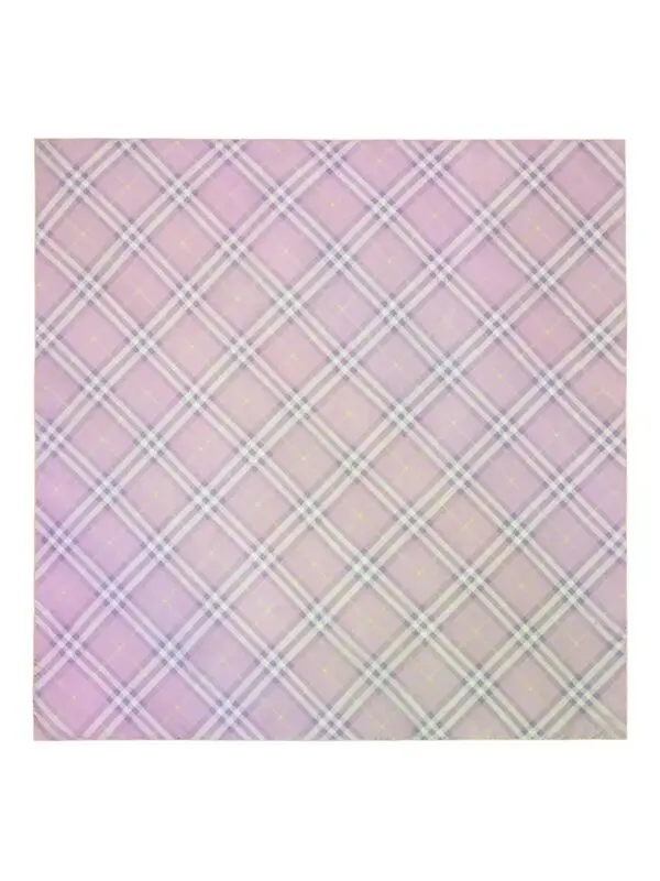 Burberry Check Scarf - Pink