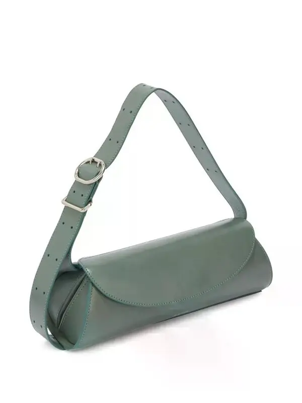 JIL SANDER Small Cannolo Shoulder Bag - Green