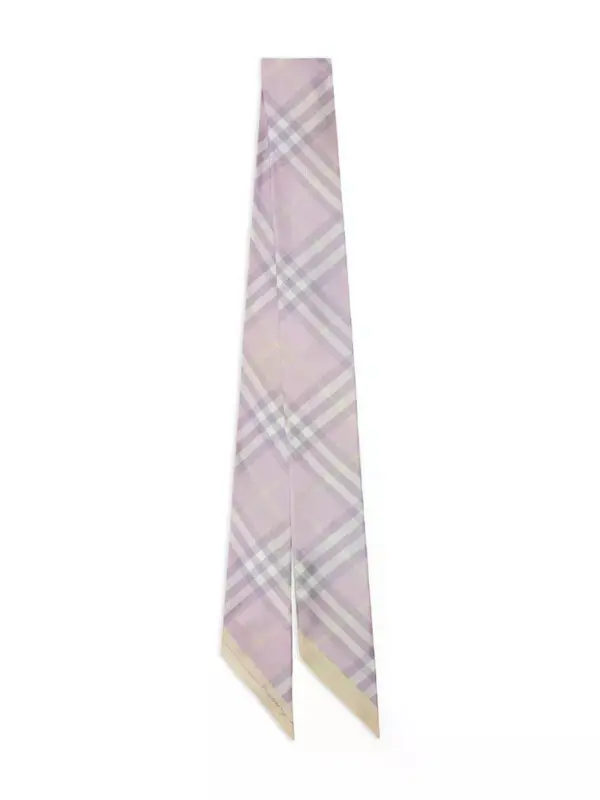 Burberry Check Skinny Scarf