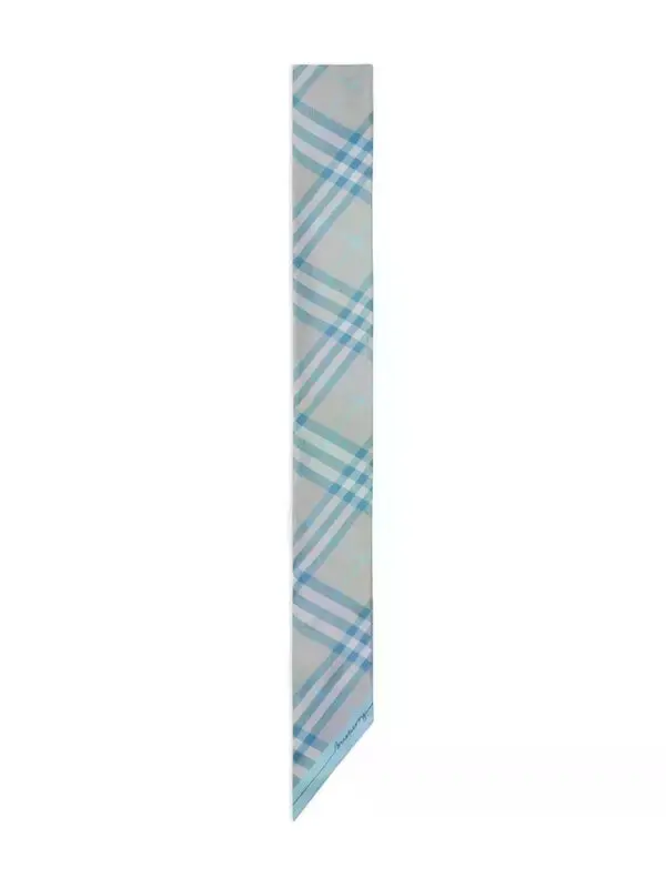 Burberry Check Skinny Scarf