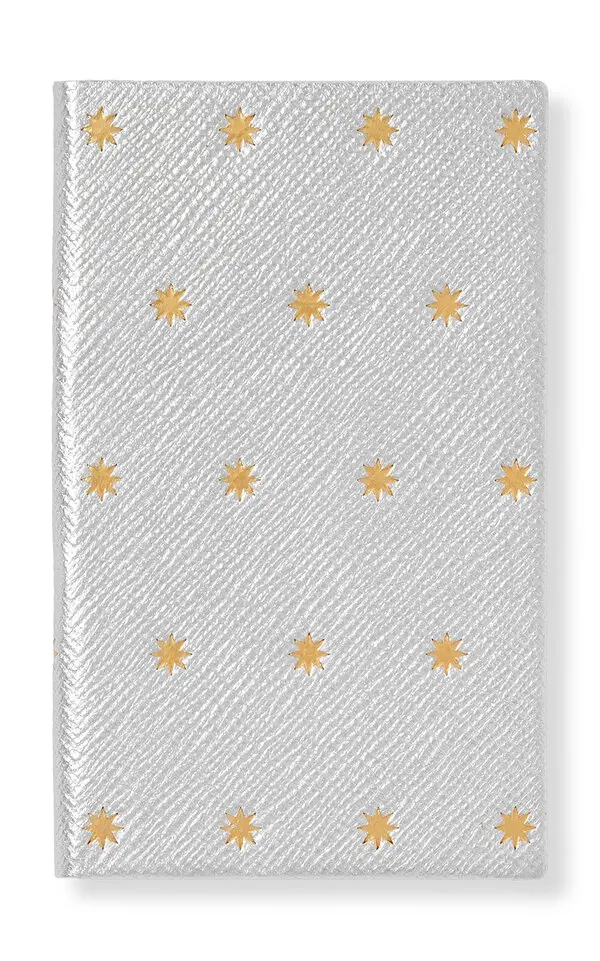 Smythson Panama Leather Stars Notebook