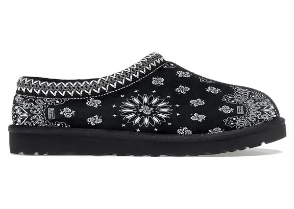 BRAVEST STUDIOS Paisley Slippers V2 - Black