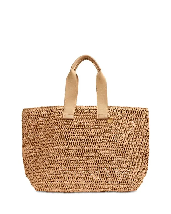 REISS Emeryson Crochet Tote