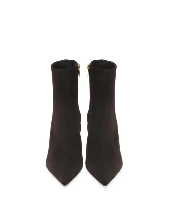 GIANVITO ROSSI Keinna 55 Bootie - Brown Suede