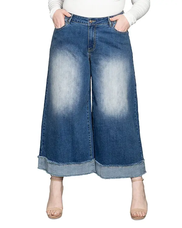 STANDARDS & PRACTICES Cropped Wide-leg Jeans