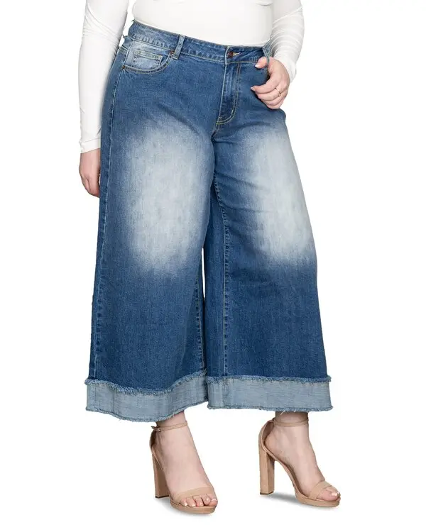 STANDARDS & PRACTICES Cropped Wide-leg Jeans