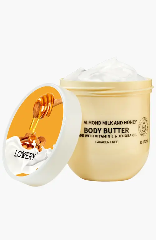 LOVERY Almond Milk & Honey Body Butter - Beige
