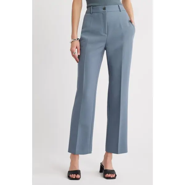 OPEN EDIT The Icon Straight-leg Trousers - Blue Weather