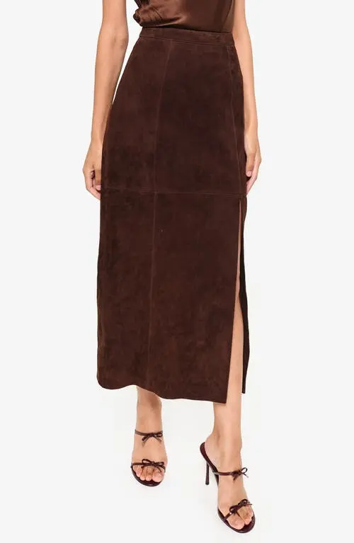 Cami Nyc Idris Suede Midi Skirt