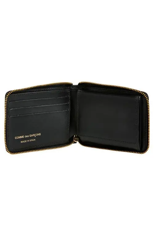Comme Des Garçons Leather Wallet - Black