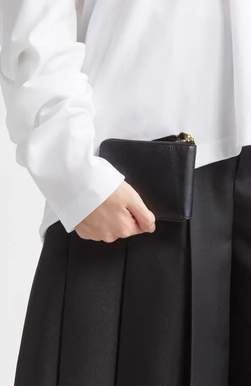 Comme Des Garçons Leather Wallet - Black