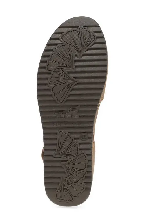Dansko Mae Ankle Strap Clog - Tan