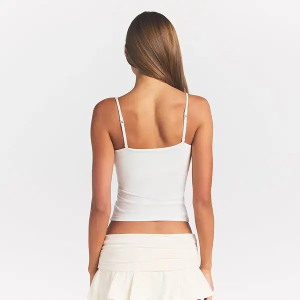 SKIMS Scoop Neck Cami Top - Egret