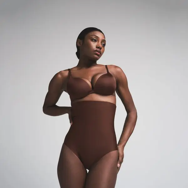 SKIMS Core Sculpt High Waisted Brief | Light Neutral | | Body - Cocoa