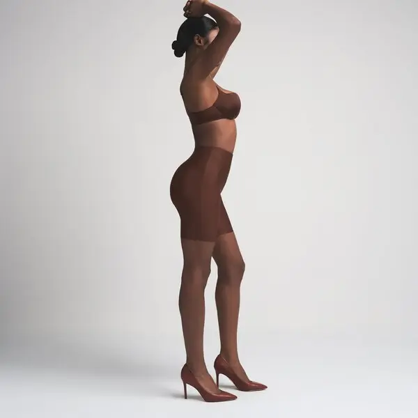 SKIMS Butt Enhancing Padded Short | Deep Neutral | | Body - Cocoa