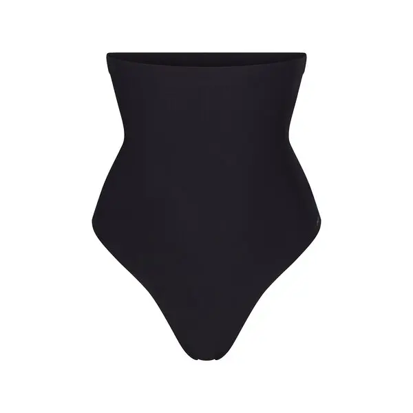 SKIMS Body Core Sculpt High Waisted Thong - Onyx